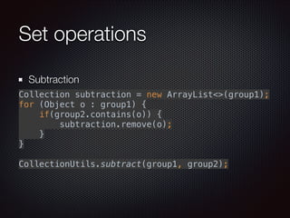 Apache Collection utils | PPT