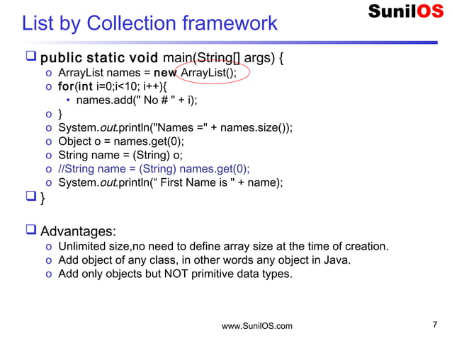 Collections Framework | PPT