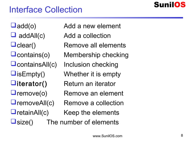 Collections Framework | PPT