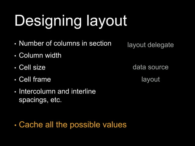 Collection view layout | PPT