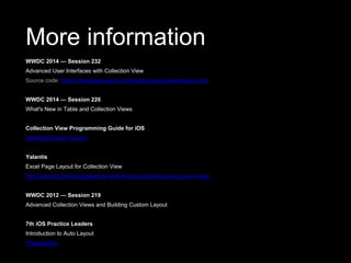 Collection view layout | PPT