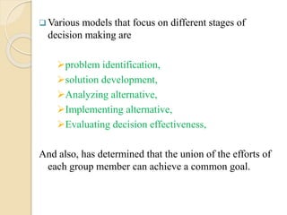 Collective decision theory | PPT