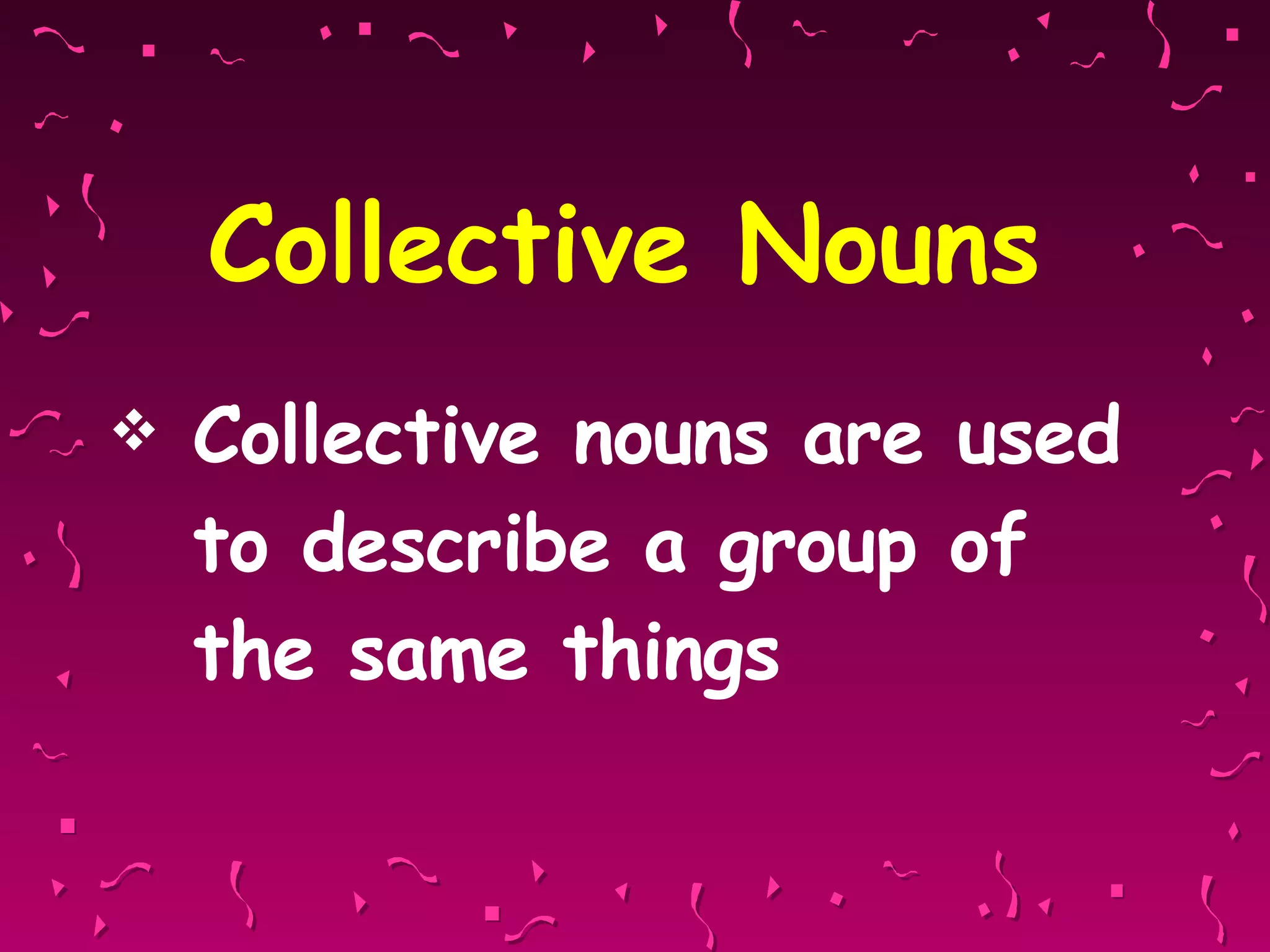 Collective Nouns | PPT