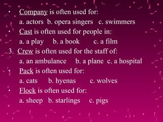 Collective Nouns | PPT