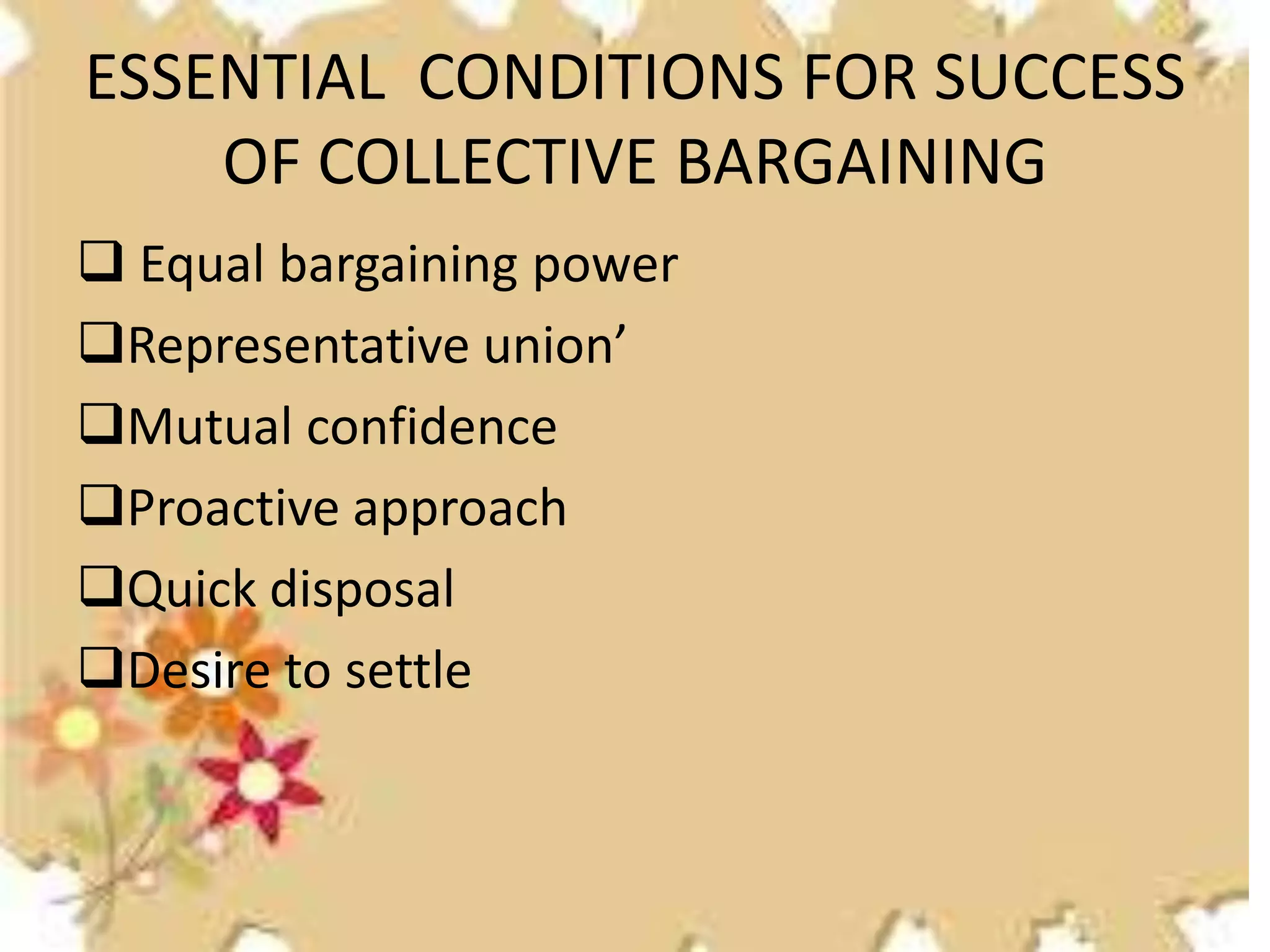 Collective bargaining | PPTX