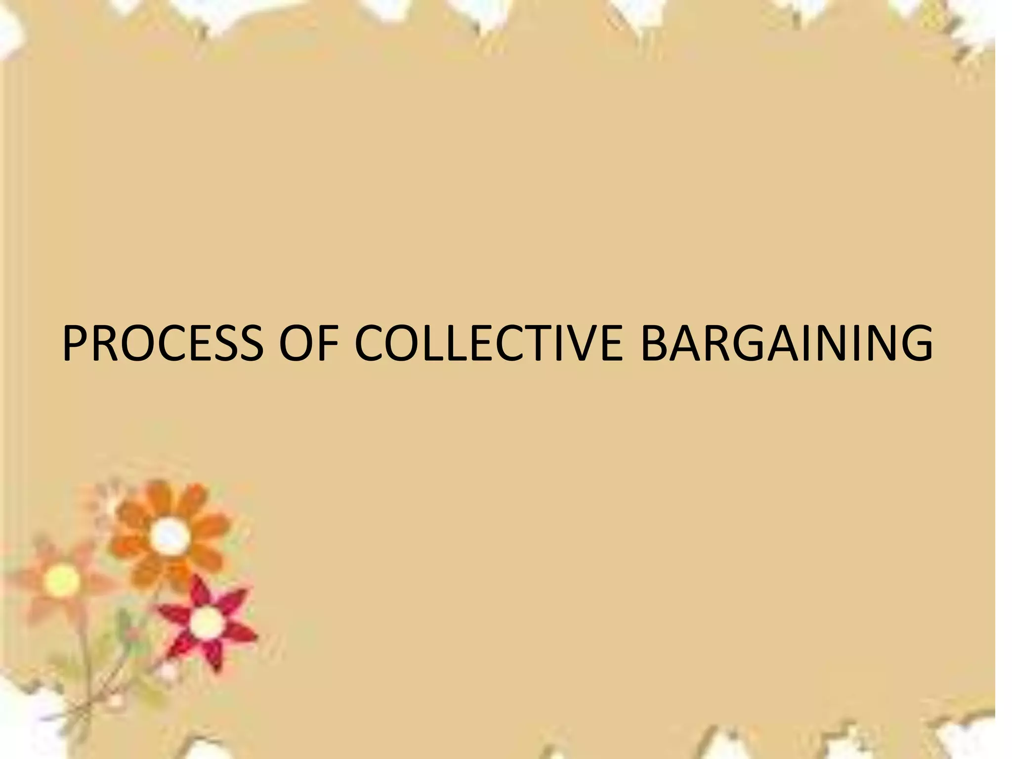 Collective bargaining | PPTX