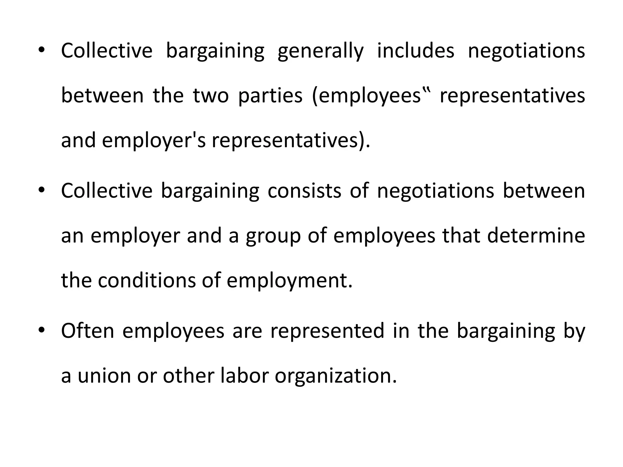 Collective bargaining | PPTX