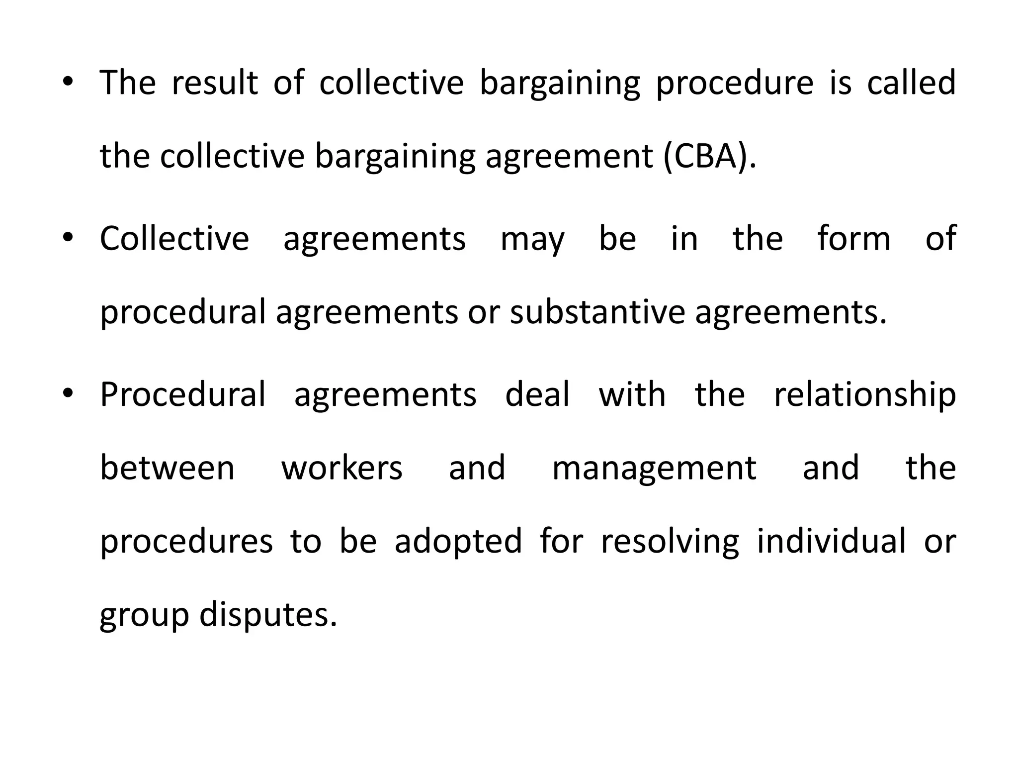 Collective bargaining | PPTX