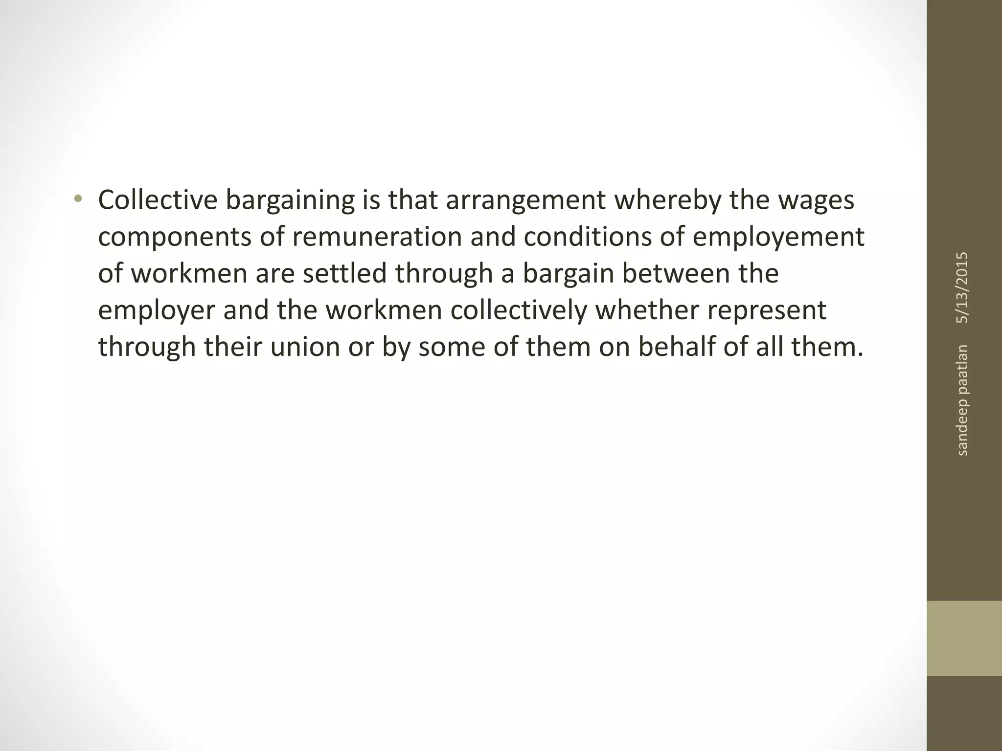 Collective bargaining | PPTX | Careers