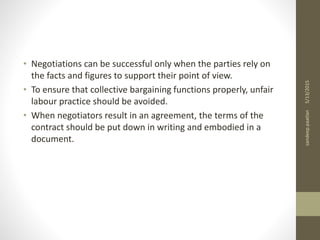 Collective bargaining | PPTX | Careers