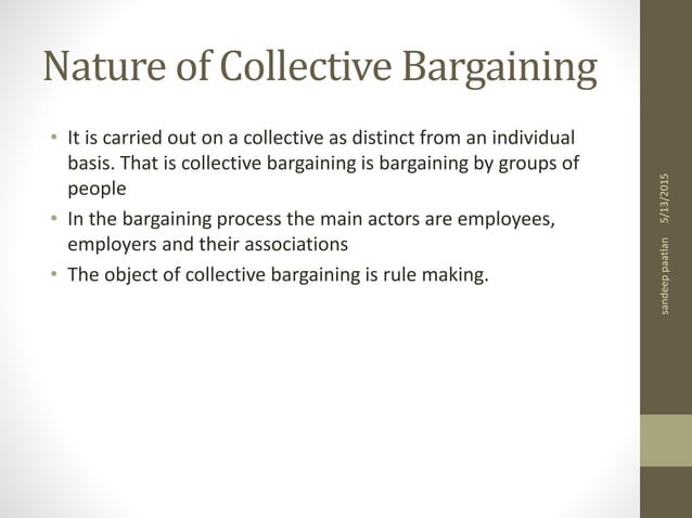 Collective bargaining | PPT
