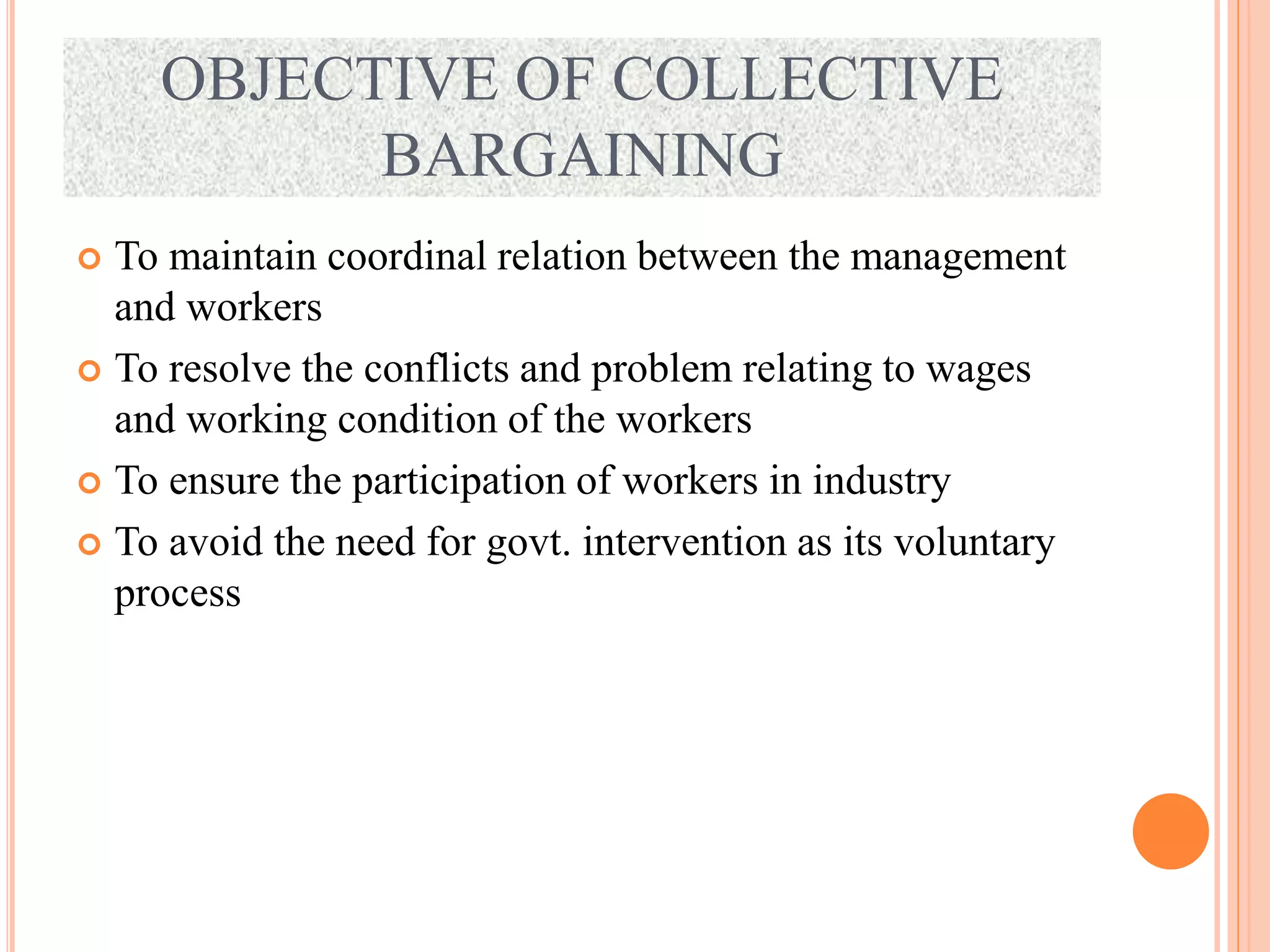 Collective bargaining | PPTX