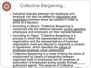 Collective bargaining | PPTX