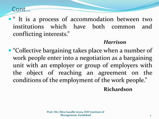 Collective bargaining: A Technique to solve Industrial Conflicts | PPT