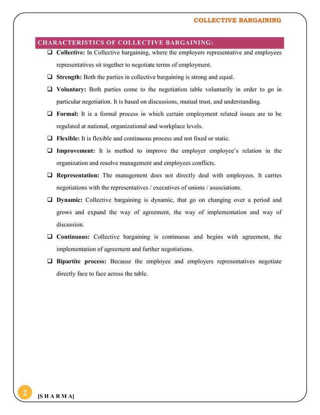 Collective bargaining | PDF | Civic affairs | Politics