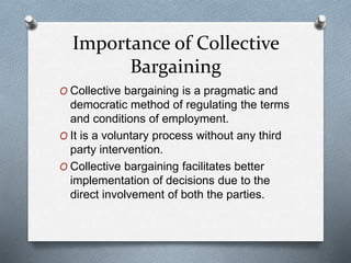 Collective bargaining | PPTX