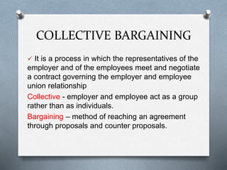 Collective bargaining | PPTX