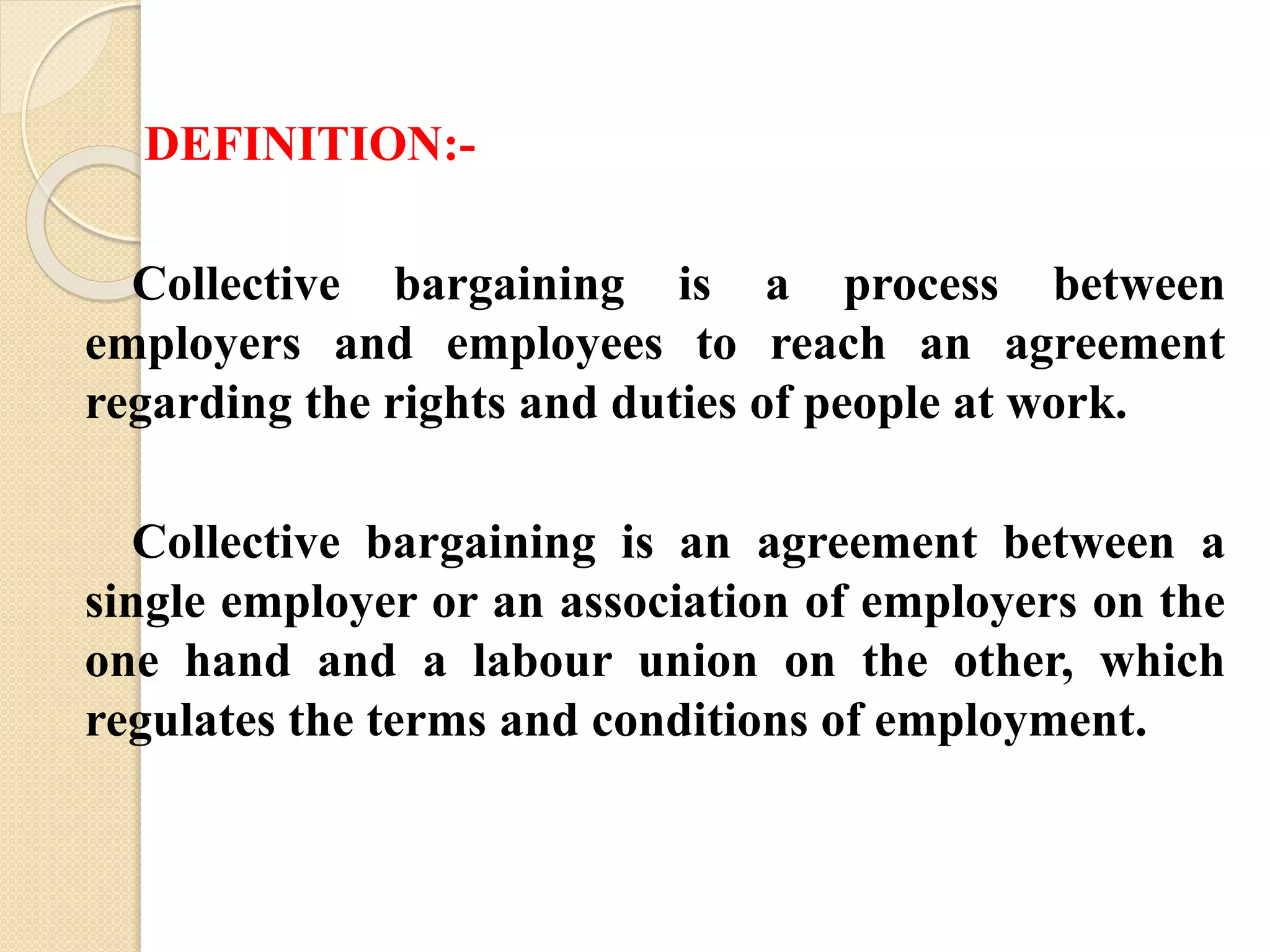 Collective bargaining for nursing | PPTX