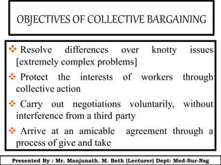 Collective bargaining new | PPTX