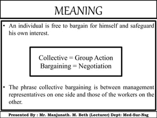 Collective bargaining new | PPTX