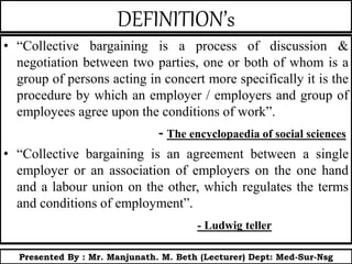 Collective bargaining new | PPTX