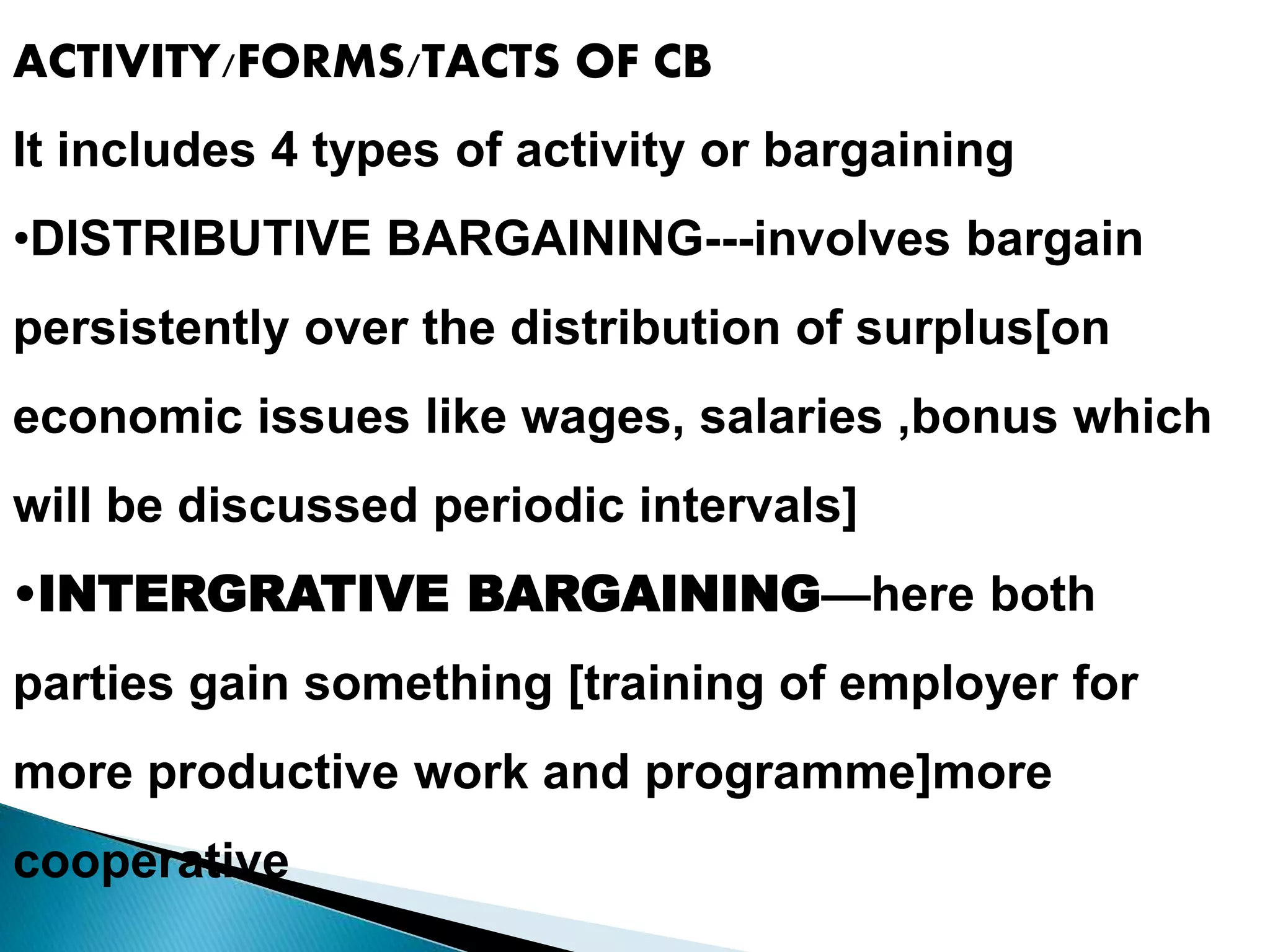 PPT on Collective bargaining | PPTX