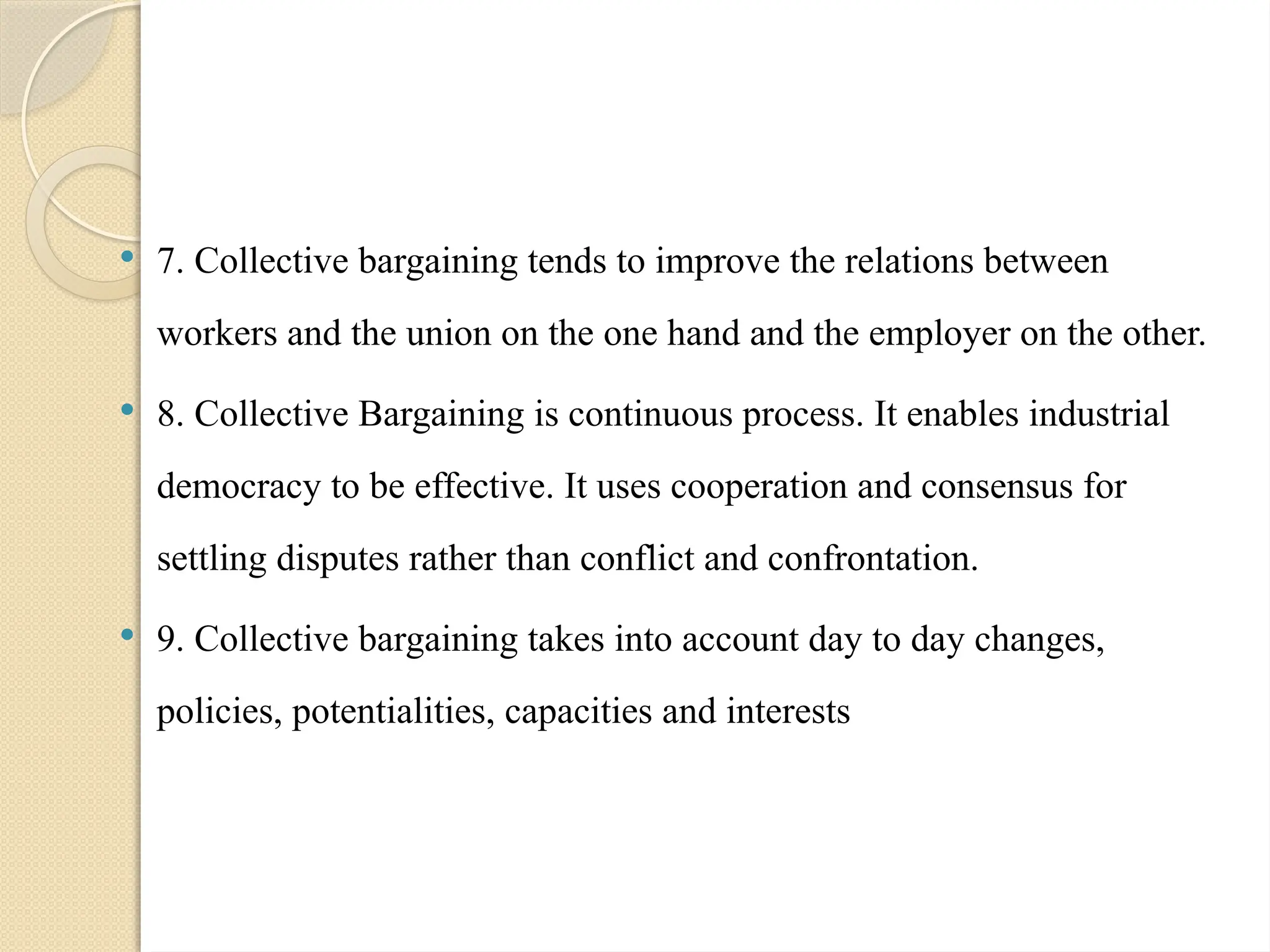 collective bargaining PPT for M.Sc Nursing | PPTX