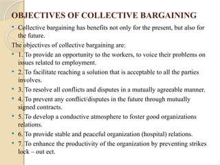 collective bargaining PPT for M.Sc Nursing | PPTX | Business | Business ...