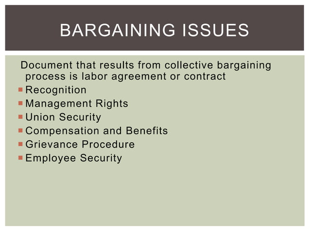 Collective barganing ppt | PPTX | Human Resources | Business