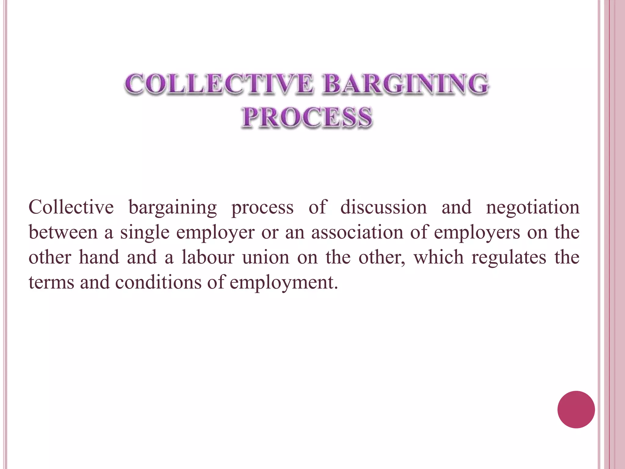 Collective bargaining process Vs Collective agreement | PPT Collective bargaining process Vs Collective agreement | PPT