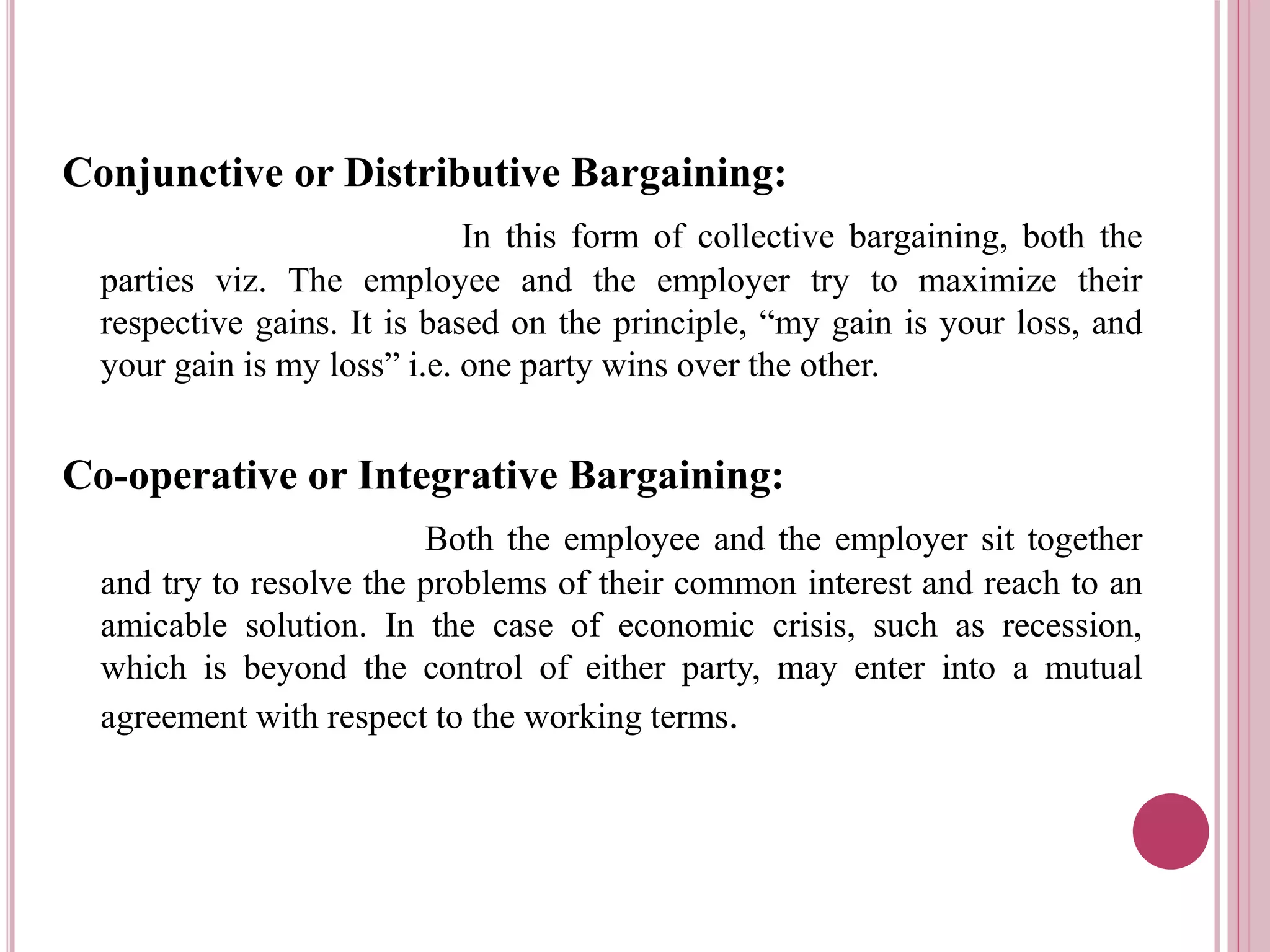 Collective bargaining process Vs Collective agreement | PPT | Free Download Collective bargaining process Vs Collective agreement | PPT | Free Download