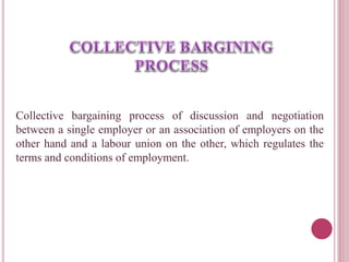 Collective bargaining process Vs Collective agreement | PPTX