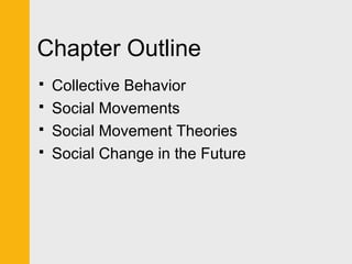 Collective behavior and social change | PPT