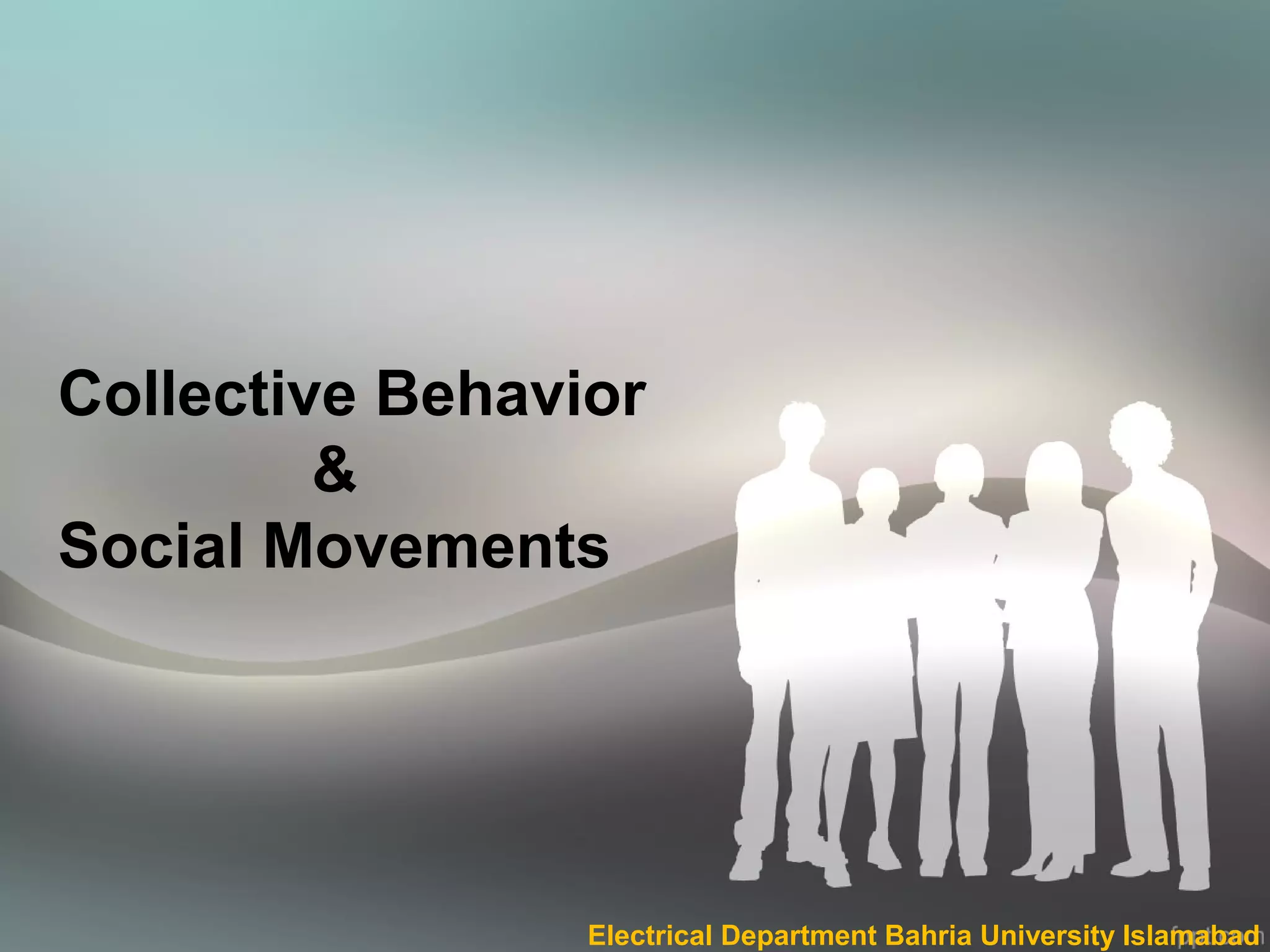 Collective behavior and social movements | PPT