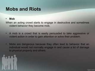 Collective behavior and social movements | PPT