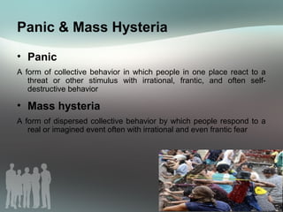 Collective behavior and social movements | PPT