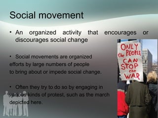 Collective behavior and social movements | PPT