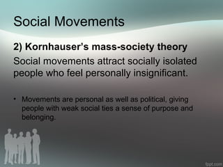 Collective behavior and social movements | PPT