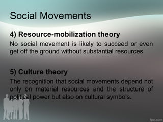 Collective behavior and social movements | PPT | Science