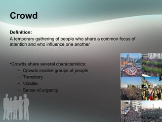 Collective behavior and social movements | PPT