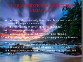 COLLECTIVE BEHAVIOUR (1). ppt xppppppppppp | PPTX