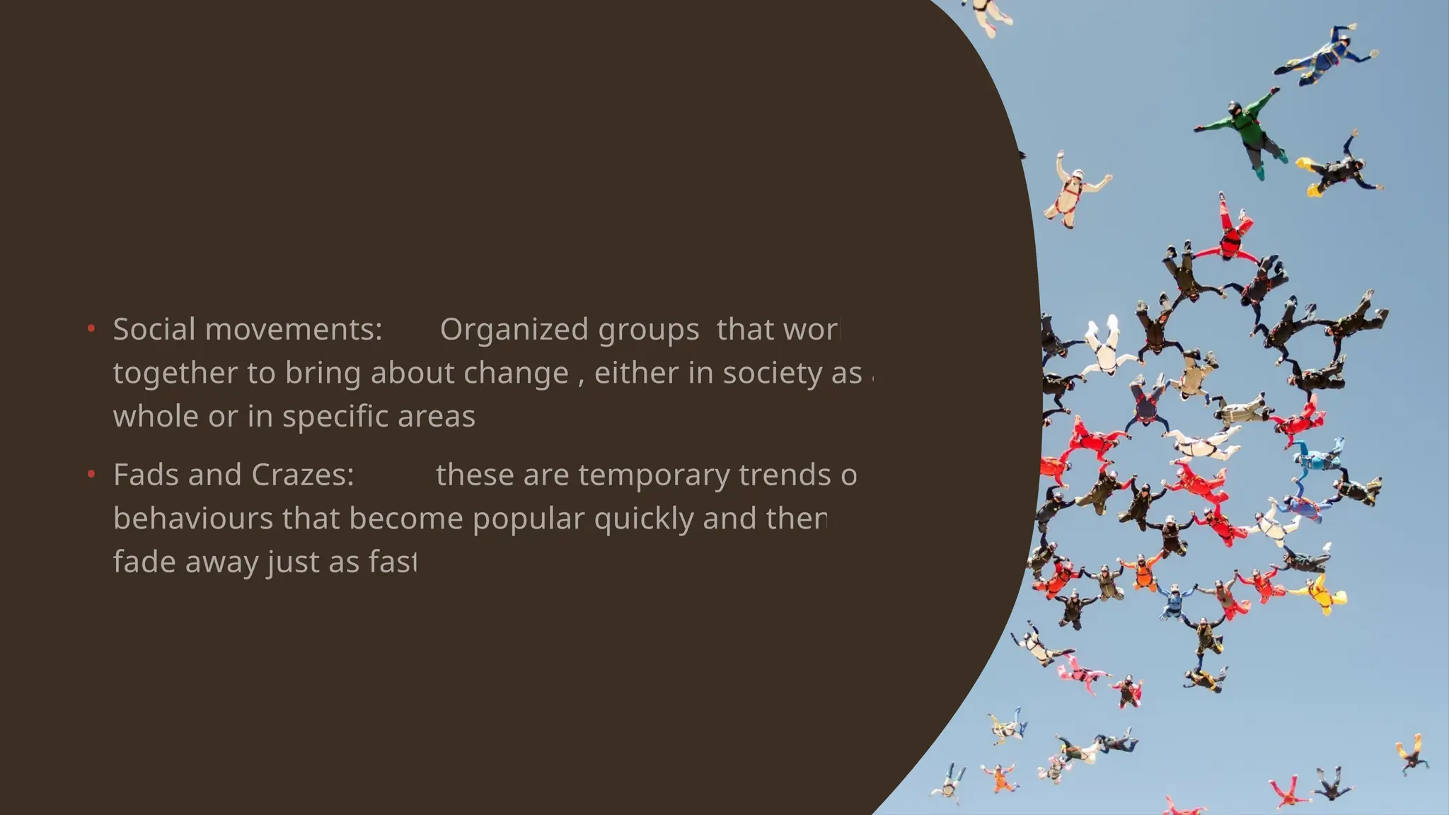 collective behaviour of people in a .pptx