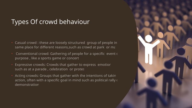 collective behaviour of people in a .pptx