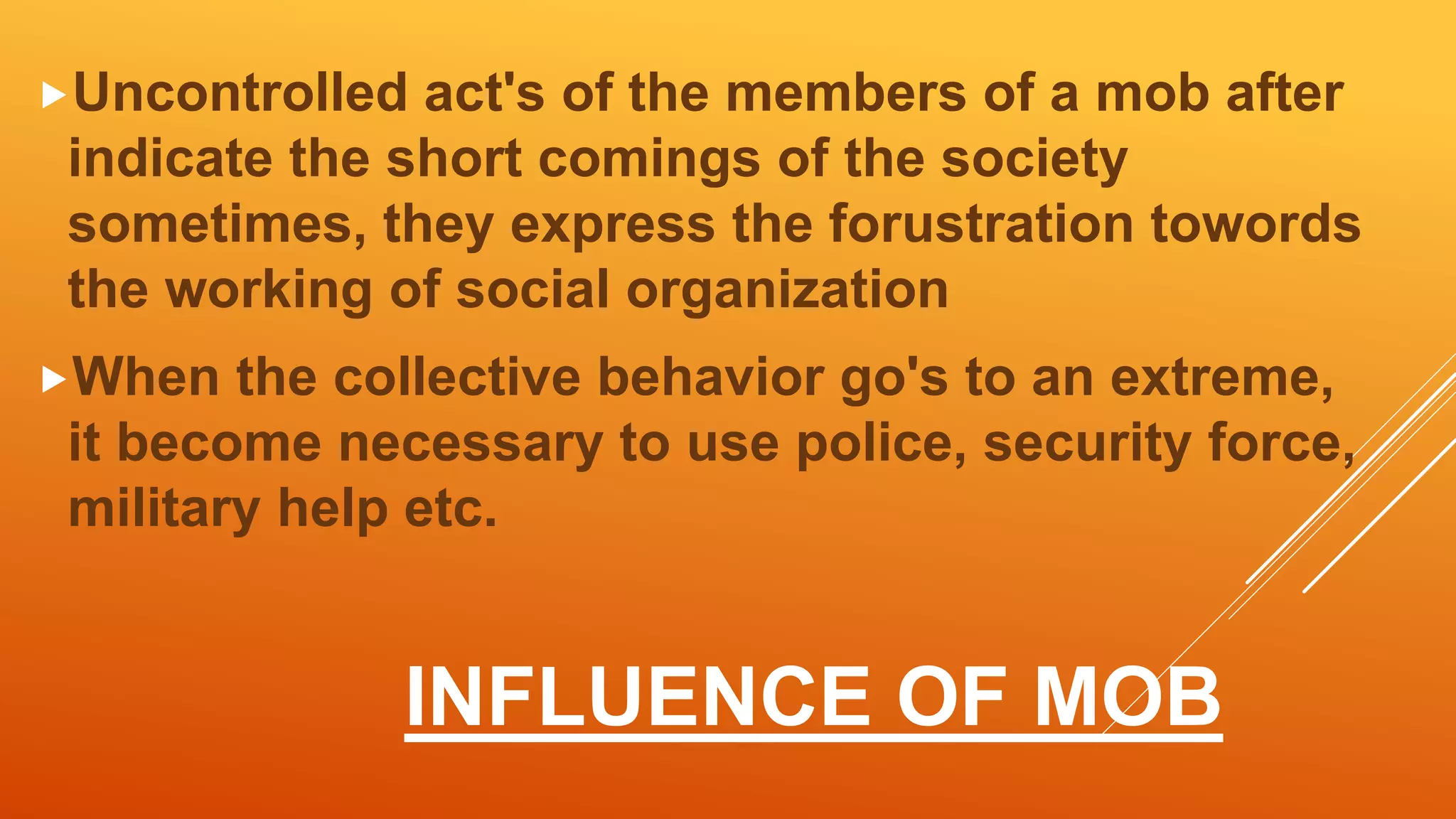 Collective behaviour and protests | PPTX