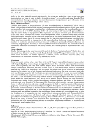 Collective behaviour and social movements a conceptual review | PDF