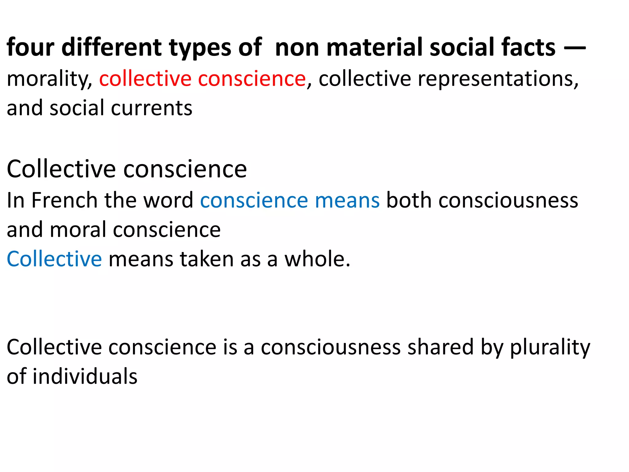 Collective conscience emile durkheim | PPTX
