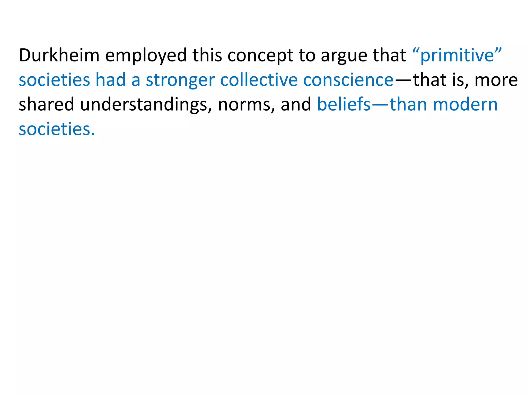 Collective conscience emile durkheim | PPTX