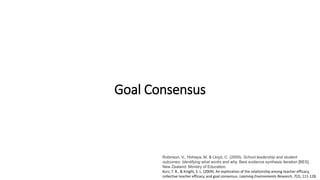 Wat is precies John Hatties nieuwe 'nummer 1': Collective efficacy | PPTX