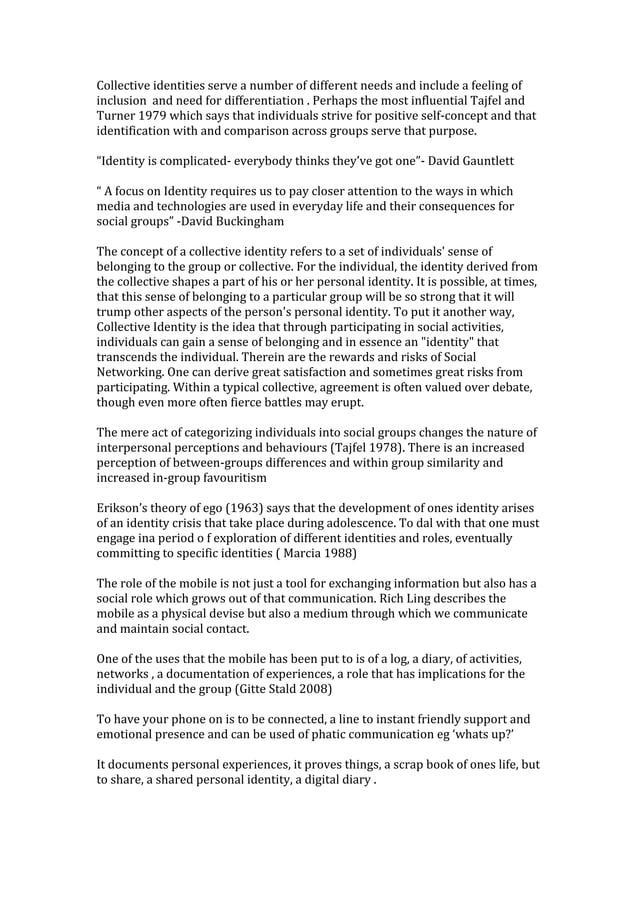 Collective identities | PDF