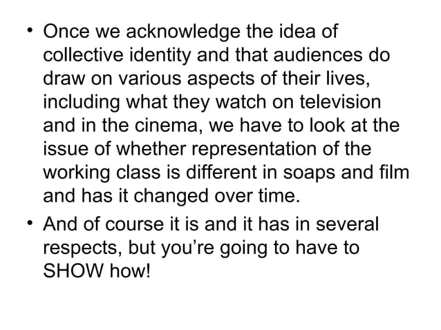 Collective identity | PPT | Lifestyle | Genres